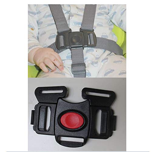 Black 5 Point Harness Buckle Clip Replacement Part for Graco Swing by Me Swing Rocker Bouncer Seat Safety for Babies, Toddlers, Kids, Children