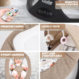 Baby Swing Bluetooth Baby Swing for Infant - Portable Infant Swings for Newborns, Modern & Trendy Design with Safety Features & 5 Sway Speeds