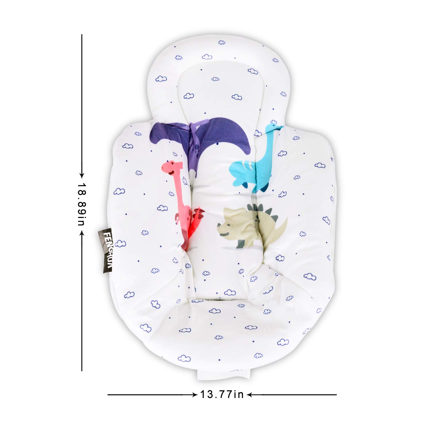 Infant Insert, Newborn Baby Insert Compatible with 4Moms mamaRoo and rockaRoo Swing, Soft and Breathable with Head and Body Support, Machine Washable