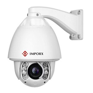 imporx auto tracking ptz ip camera outdoor - 60x optical zoom 8mp 3840 * 2160 hd resolution - high speed h.265 dome camera, 500ft night vision, support micro sd card and p2p(audio & alarm version.)