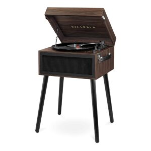 victrola vta-75-esp liberty 5-in-1 turntable music entertainmentcenter with bluetooth wireless fm radio usb recorder wood (espresso)