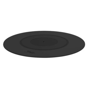 Turntable Platter Mat Black Rubber Silicone Design for Universal to All LP Vinyl Record Players