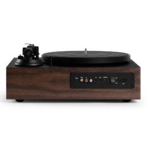 Victrola Premiere V1 Sound Bar Turntable - Premium Vinyl Record Player with Built-In Speakers (10W x2), Bluetooth and RCA Preamp Output, Supports 33-1/3 and 45 RPM Vinyl Record