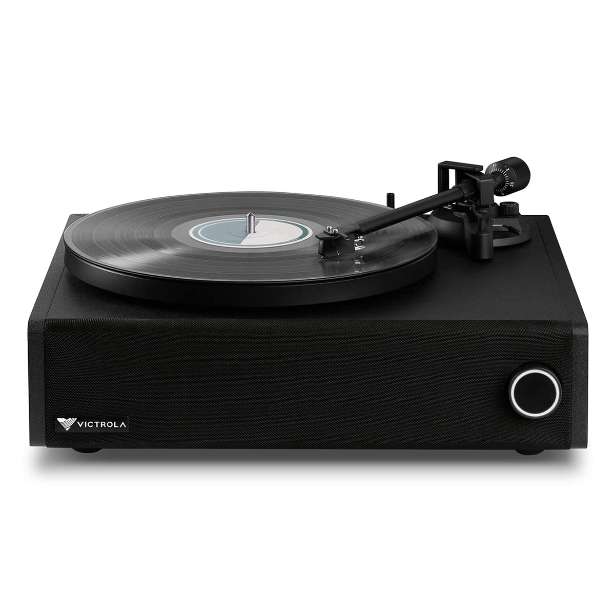 Victrola Premiere V1 Sound Bar Turntable - Premium Vinyl Record Player with Built-In Speakers (10W x2), Bluetooth and RCA Preamp Output, Supports 33-1/3 and 45 RPM Vinyl Record