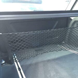 EACCESSORIES EA Rear Trunk Organizer Cargo Net for BMW X3 2011-2023 - Envelope Style Cargo Net for SUV - Premium Mesh Elastic Car Trunk Organizer Vehicle Carrier Storage - Compatible with BMW X3