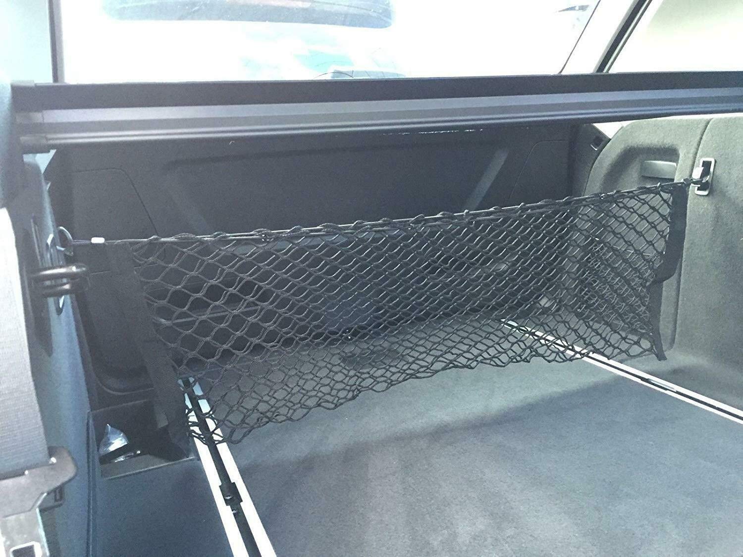 EACCESSORIES EA Rear Trunk Organizer Cargo Net for BMW X3 2011-2023 - Envelope Style Cargo Net for SUV - Premium Mesh Elastic Car Trunk Organizer Vehicle Carrier Storage - Compatible with BMW X3