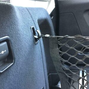 EACCESSORIES EA Rear Trunk Organizer Cargo Net for BMW X3 2011-2023 - Envelope Style Cargo Net for SUV - Premium Mesh Elastic Car Trunk Organizer Vehicle Carrier Storage - Compatible with BMW X3