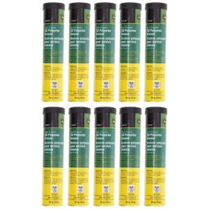 john deere multi-purpose sd polyurea grease case ty6341 oem (10 pack)