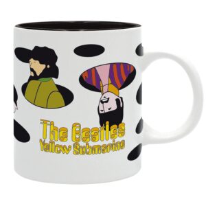 abystyle the beatles yellow submarine sea of holes ceramic coffee tea mug 11 oz. music artist band drinkware home & kitchen essential gift