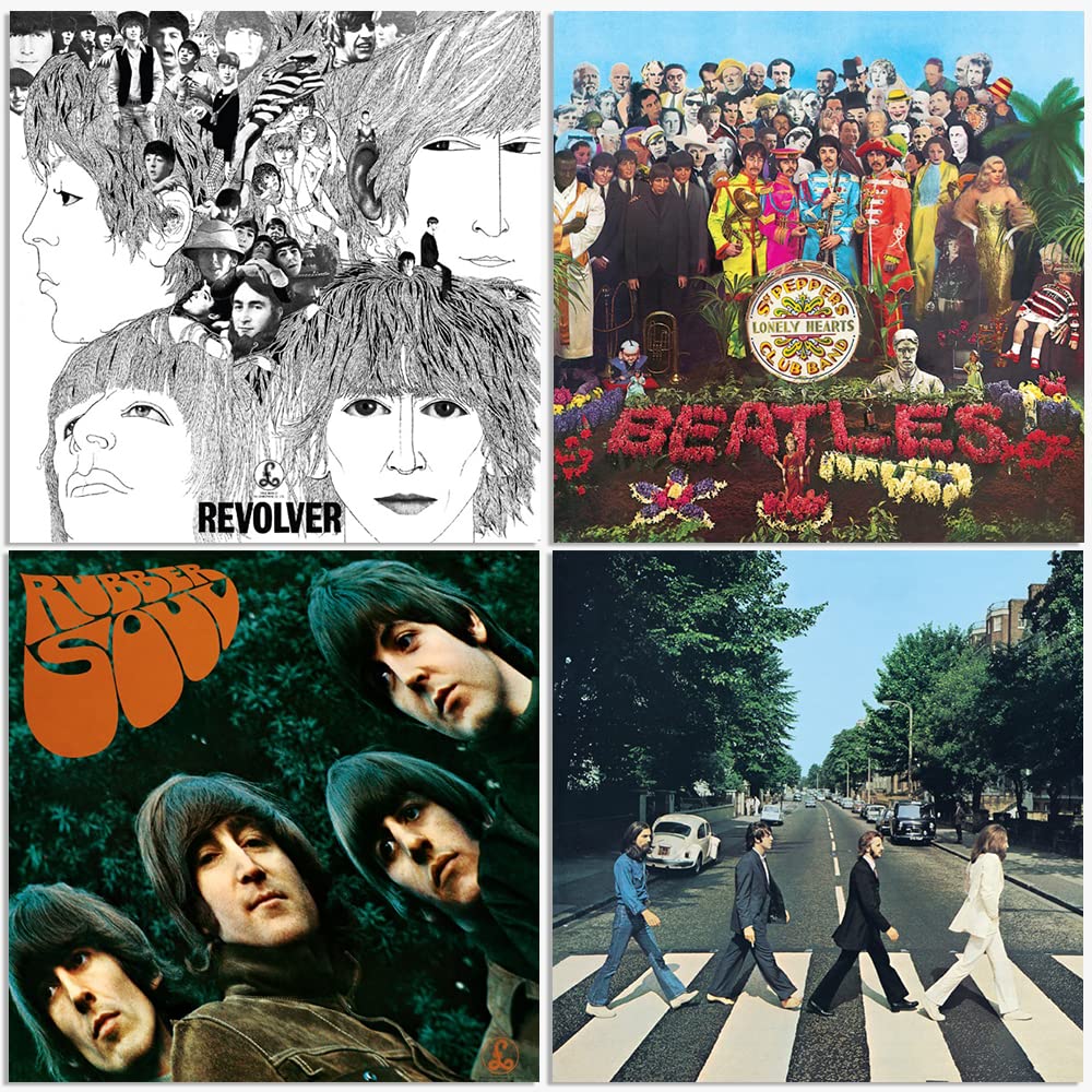 The Beatles Classic 12" LP Collection - Revolver / Sgt. Peppers Lonely Hearts Club Band / Rubber Soul / Abbey Road