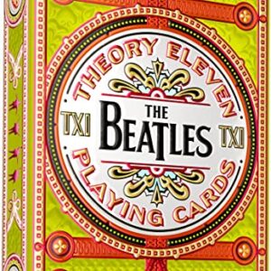 theory11 The Beatles Premium Playing Cards - Green Deck Officially Licensed Collector's Cards