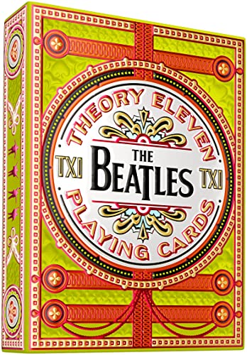 theory11 The Beatles Premium Playing Cards - Green Deck Officially Licensed Collector's Cards