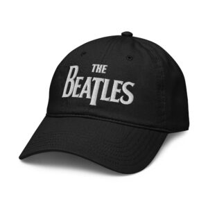 the beatles - white logo adjustable baseball hat