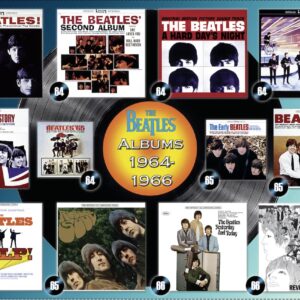 Ravensburger -The Beatles -Albums 1964-66 1000 Piece Jigsaw Puzzle for Adults – Every Piece is Unique, Softclick Technology Means Pieces Fit Together Perfectly