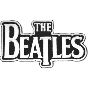 the beatles - white drop t logo [patch]