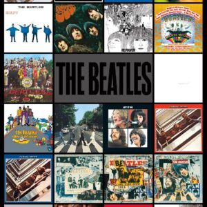 Trends International 24X36 The Beatles - Albums Wall Poster, 24" x 36", Unframed Version