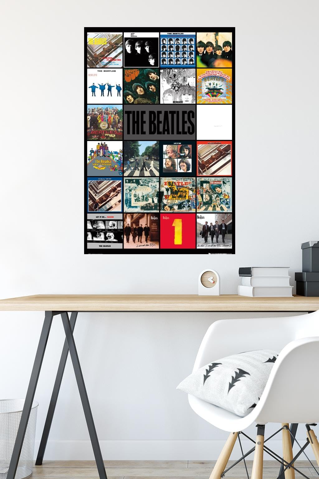 Trends International 24X36 The Beatles - Albums Wall Poster, 24" x 36", Unframed Version