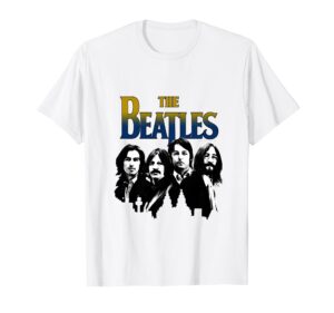 the beatles black and white skyline t-shirt