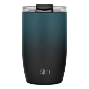 Simple Modern Travel Coffee Mug Tumbler with Flip Lid | Reusable Insulated Stainless Steel Cold Brew Iced Coffee Cup Thermos | Gifts for Women Men Him Her | Voyager Collection | 12oz | Moonlight