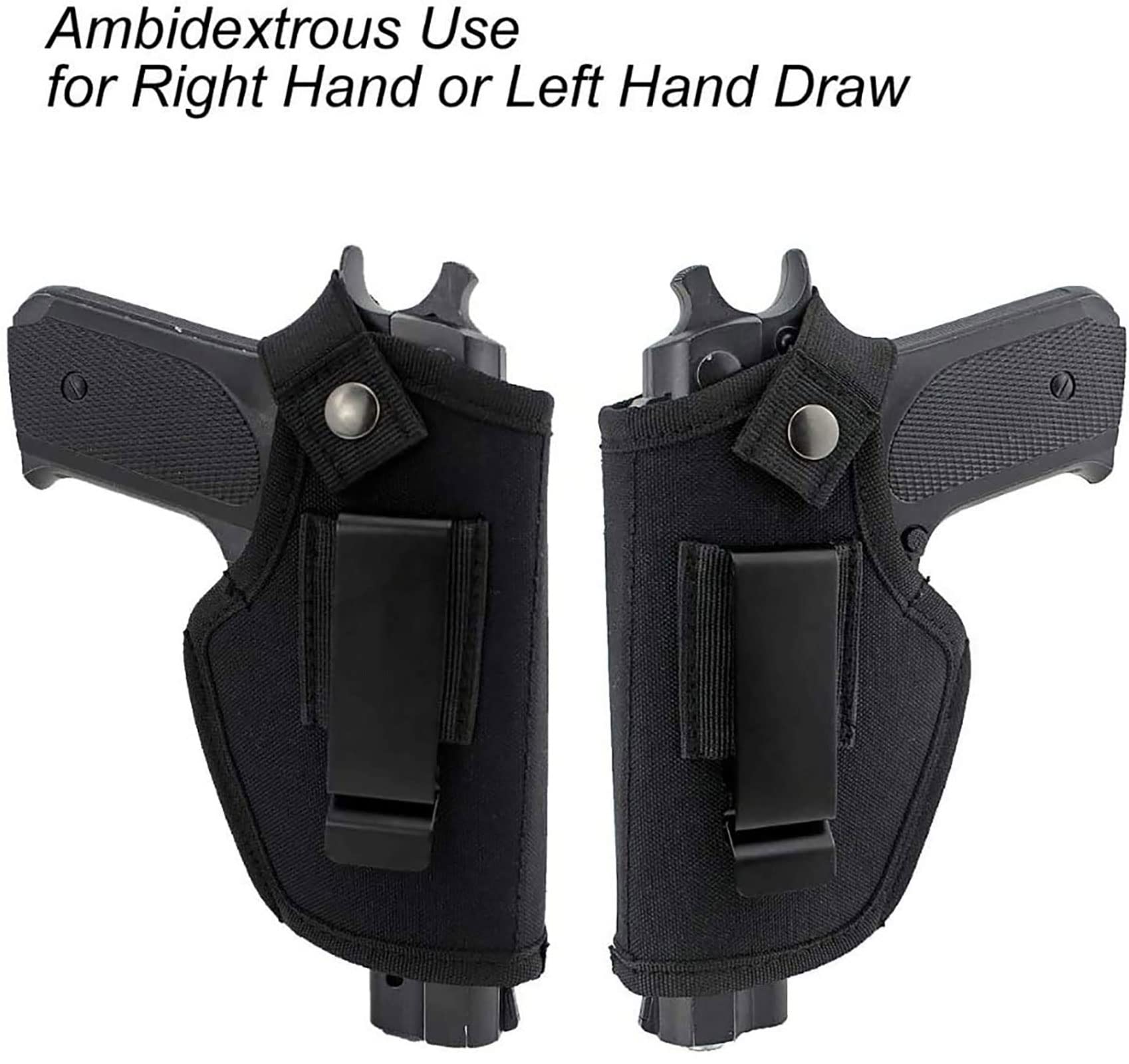 Concealed Carry Holster Metal Clip IWB OWB Holster Waistband Airsoft Pistol Handguns Holster for Right Left Hand Draw