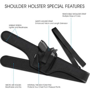 Shoulder Holster (45", Right) Black