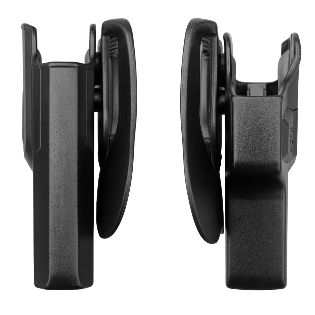 OWB Paddle Polymer Holsters Fit: Smith & Wesson SD9 VE / SD40 VE Pistol, Outside Waistband Open Polymer Holster with Safety Lock, Angle adj-1.5“-2” Belt Adjustable (Black)