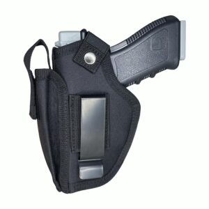 vacod universal gun holster with mag pouch for concealed carry inside or outside the waistband pistols holsters for right and left hand draw holster for men/women black