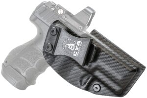 cya supply co. base optics ready (carbon fiber) inside waistband holster iwb veteran owned company fits hk vp9sk