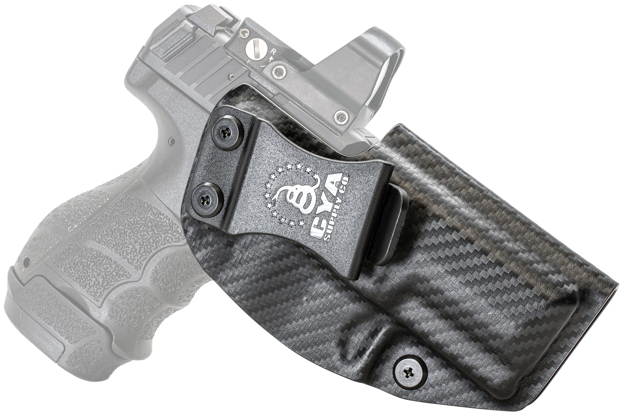 CYA Supply Co. Base Optics Ready (Carbon Fiber) Inside Waistband Holster IWB Veteran Owned Company Fits HK VP9SK