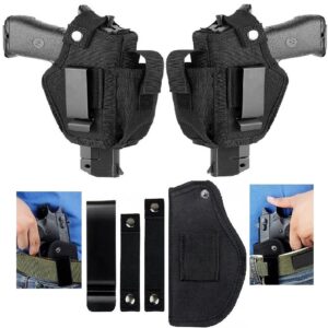 galaxylense 2 packs universal gun holster concealed carry for men women right and left hand draw fits all firearms