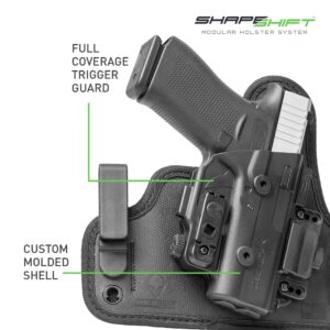 Alien Gear ShapeShift 4.0 IWB Gun Holster for Concealed Carry - Cant & Ride Height Adjustments for Optimal Comfort & Versatility - Right-Hand - Custom Fit for Glock 23