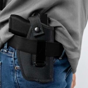 comforttac gun holster for men & women - right-handed, extra small (size 1) concealed carry holster - wear inside (iwb) or outside (owb) the waistband - gun accessories