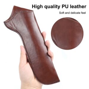 DONGKER Vintage Pistol Holster,Tacticals Left Holster PU Leather Gun Holster for Belts Christmas Festival Gift Cosplay