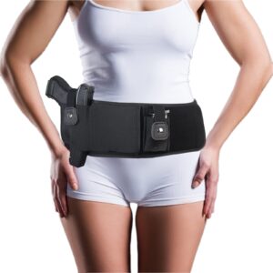 belly band gun holster for concealed carry, diving material belt,iwb gun holsters,for men and women,50inch