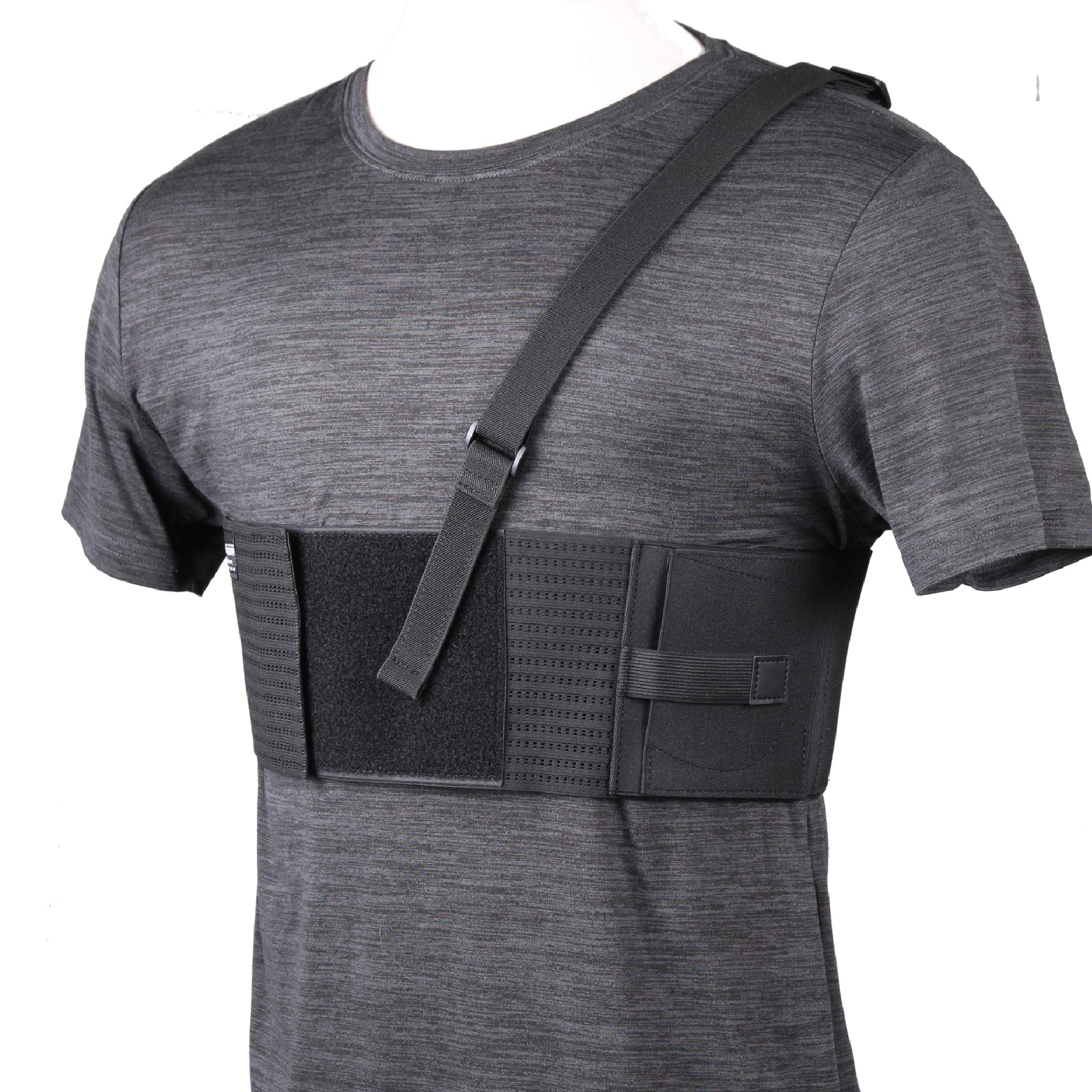 Stinger Premium Ultra Breathable Chest Shoulder Holster for Concealed Carry, Universal Underarm Gun Holster, Fabric Comfortable Handgun Holster (Right Hand)