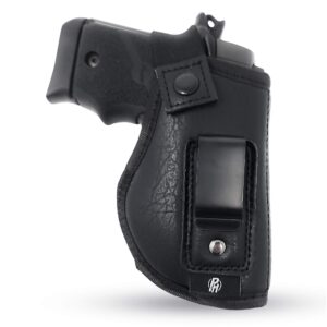 iwb gun holster by ph - concealed carry soft material - soft interior - fits most small 380, keltec, sig p238, s&w bodyguard .380 - remington rm .380 - ruger tcp - seecamp lws32 lws38 (right)