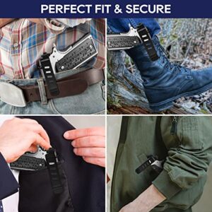 Olaismln Gun Belt Clip, Low Profile Slim Concealed Carry Easy Install for Glock Gen 1-4 Models