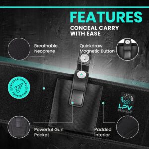 Ankle Holster for 380 and 9mm – Fast Silent Draw – Comfortable & Durable | Fits: SIG P365 P238 Ruger LCP 380 LC9 EC9s Glock 26 42 43, Hellcat, Bodyguard 380, M&P Shield & Similar Guns [380 9mm 22 LR]