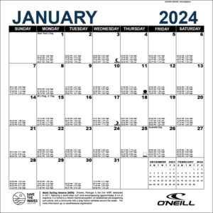 GLOBAL SURF TIDE 2024 CALENDAR