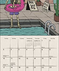 Death Takes a Holiday 2024 Wall Calendar