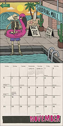 Death Takes a Holiday 2024 Wall Calendar