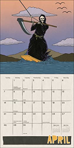 Death Takes a Holiday 2024 Wall Calendar