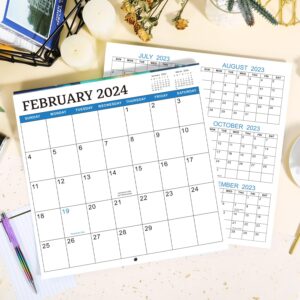 Wall Calendar 2024-2024 Wall Calendar, 12-Month Calendar 2024, Jan. 2024 -Dec. 2024, 12" x 24" (Open), 2024 Calendar with Unruled Blocks, Thick Paper- Sea Island