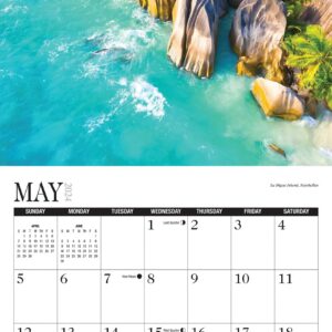 2024 Beaches Calendar - 12" x 12" Wall Calendar