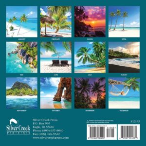 2024 Beaches Calendar - 12" x 12" Wall Calendar