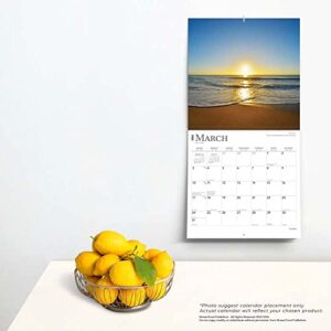 Paradise | 2024 12 x 24 Inch Monthly Square Wall Calendar | BrownTrout | Scenic Travel Nature Beach