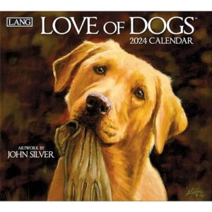 lang love of dogs 2024 wall calendar (24991001927)