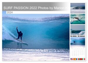 surf passion 2022 photos by marion koell (monthly wall calendar 2024 11.7" x 16.5" (open)), calvendo 14 month calendar