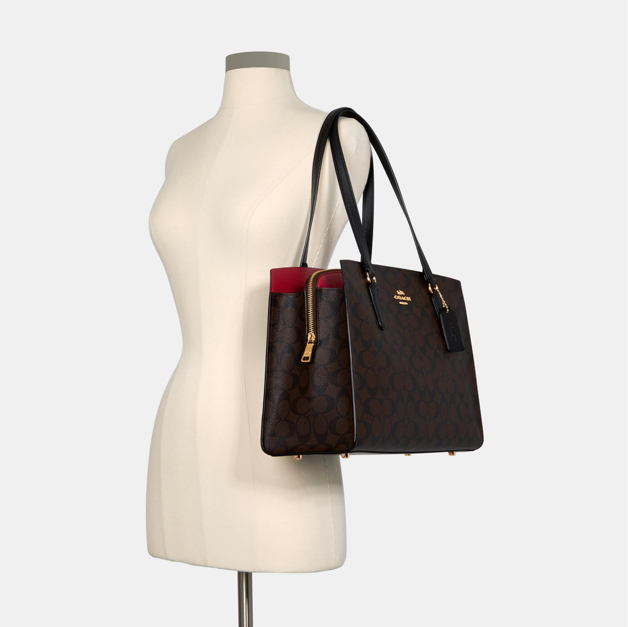 COACH Tatum Carryall, Brown Black