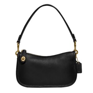 coach the coach originals glovetanned leather swinger 20, black